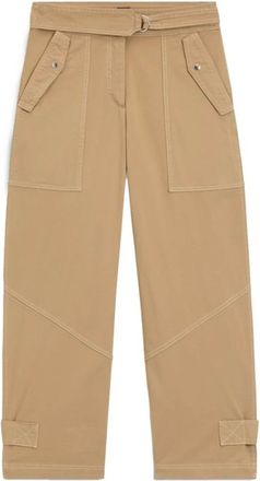 HUGO BOSS Damen, Hosen, Beige, XLGröße
