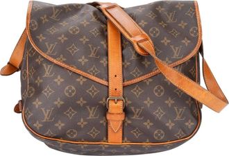 Louis Vuitton Crossbody Bags - Louis Vuitton Canvas Monogram Saumur 35 Crossbody - Gr. unisize - in Bunt - f&uuml;r Damen