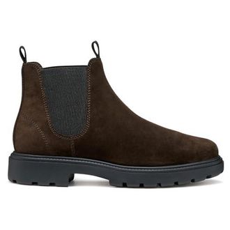 Geox Homme U Spherica Ec7 Bottines à la Cheville, Marron foncé, 46 EU