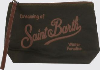 MC2 Saint Barth Mini-Handtasche Aline aus gewachster Baumwolle mit Schottenmuster