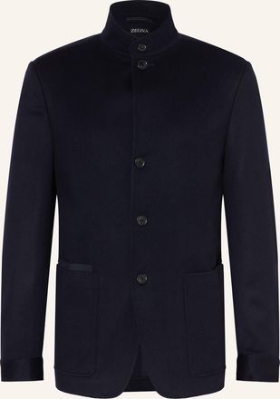 Ermenegildo Zegna Zegna Cashmere-Sakko Regular Fit blau