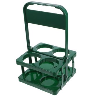 BESPORTBLE Faltbarer Bierflaschenhalter mit Griff Wiederverwendbarer Getr&auml;nkekorb f&uuml;r Flaschen Robust und Bruchsicher als Flaschentr&auml;ger f&uuml;r Partys und Alltag Pr