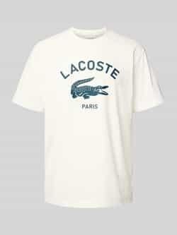 Lacoste Regular Fit T-Shirt aus reiner Baumwolle
