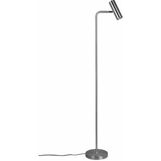 ETC Shop Lampe de lecture lampadaire lampadaire int&eacute;rieur salon lampe de lecture lampadaire argent pivotant, 1x GU10, h 151 cm