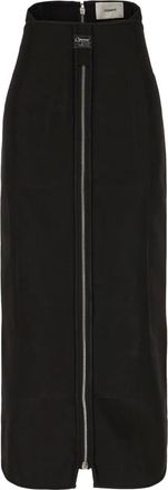 Coperni Femme, Jupes, Noir, Taille: 38 FR Long Zip Skirt