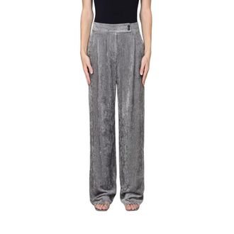 Emporio Armani Weite Hosen - - Trousers - Damen - Grau - L