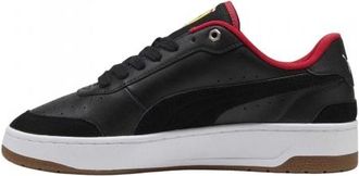 Puma Ca Match Ferrari Sneaker f&uuml;r Herren, Leder, Niedrig geschnitten (Schwarz)