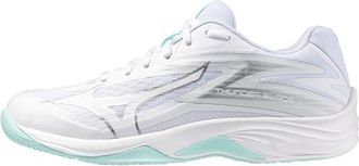 Mizuno Corporation UK Limited Thunder Blade Z Chaussures de Volleyball pour Femme, Blanc/Bleu, Taille 36 EU