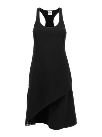 Courrèges Robe Au Genou - Noir
