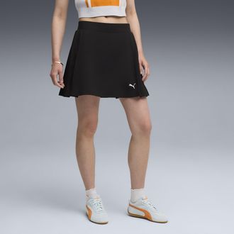 Puma Jupe pliss&eacute;e Wardrobe Essentials Femme, Accessoires, Noir, XS