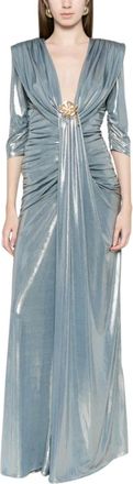 BABYLON Femme, Robes, Bleu, Taille: 46 FR Dress S00911