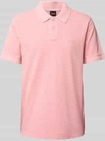 Boss Orange by Hugo Boss Slim Fit Poloshirt mit Label-Print Modell Prime