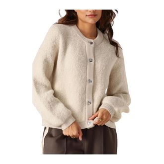 Moss Copenhagen Damen, Strickwaren, Beige, M/LGr&ouml;&szlig;e