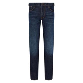 Emporio Armani Homme, Jeans, Bleu, Taille: W33 J06 Jean Slim en Denim D&eacute;lav&eacute;