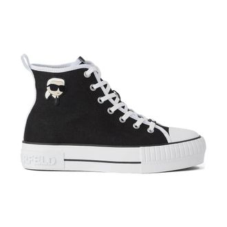 Karl Lagerfeld Kampus Max Nft Patch Hi Lace - - Shoes - Damen - Schwarzk - 37 EU