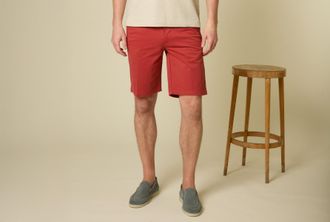 Bexley Barry - Bermuda homme rouge brique