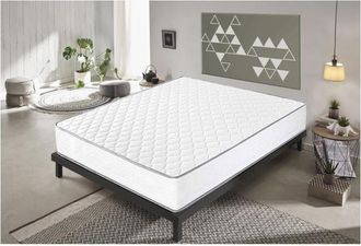 Materassi & Doghe Materassiedoghe - Memory Foam Matratze - Höhe 21 cm - Steifigkeit H4 - Orthopädie - Reversible Sommer und Winter 200x200