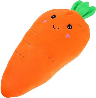 BESPORTBLE Throw Pillow Karottenkissen Karotte- Formkissen Pl&uuml;schkissen Niedliche Pl&uuml;schtiere Komfortables Schlafkissen f&uuml;r Frauen Damen M&auml;dchen