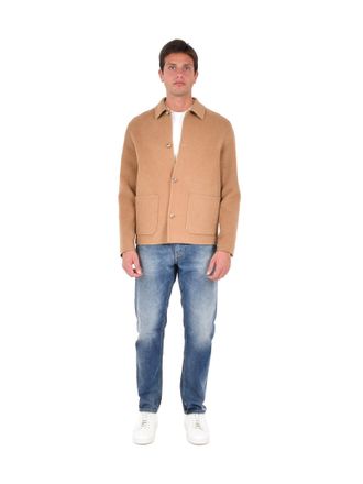 Jacob Cohen Mens Jacket Camel Wool