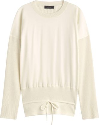 Fabiana Filippi Cropped-Pullover aus Flanell - Nude