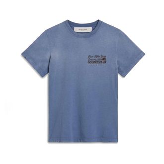 Golden Goose Journey Damen Slim Langarm T-Shirt - - Tops - Damen - Blau - S