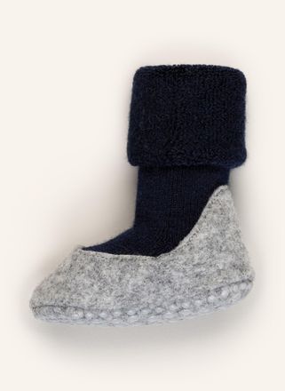 Falke Stopper-Socken Cosyshoe Aus Merinowolle blau