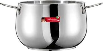 Pratesi 497198 PENTOLA RIVER CM.16 LT.2 ACCIAO 18/C, Plastic, Charcoal