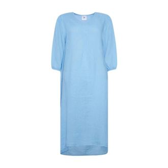 Tiffany & Co. Femme, Robes, Bleu, Taille: 36/38 FR Robe en lin bleue pour garçons