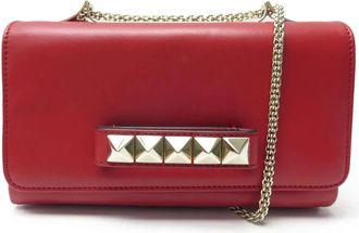 Valentino Garavani Crossbody Bags - VALENTINO VAVAVOOM ROTE LEDER SCHULTERTASCHE HANDT - Gr. unisize - in Rot - f&uuml;r Damen
