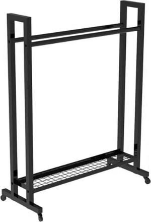 Generic Tennisschl&auml;ger-Aufbewahrungsregal, Rollender Sportger&auml;tewagen, Freistehender Badmintonschl&auml;gerhalter, 40 Kg Tragf&auml;higkeit, for Fitnessstudio, Schulclu