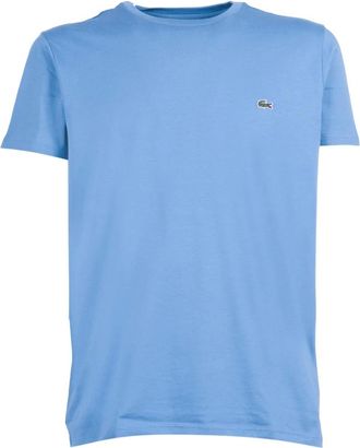Lacoste Homme, Tops, Bleu, Taille: S T-Shirt en coton Pima