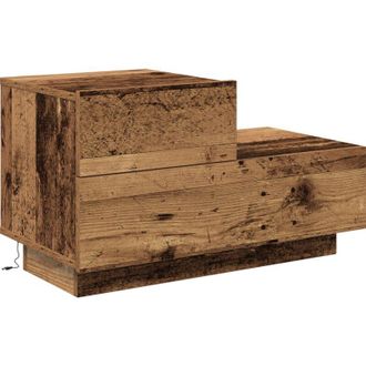 vidaXL Nachttisch Altholz 70 x 36 x 40.5 cm Holzwerkstoff Vidaxl