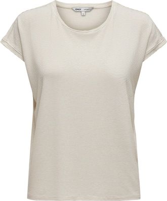 Only Onlclaudia S/S Glitter Stripe Top JRS