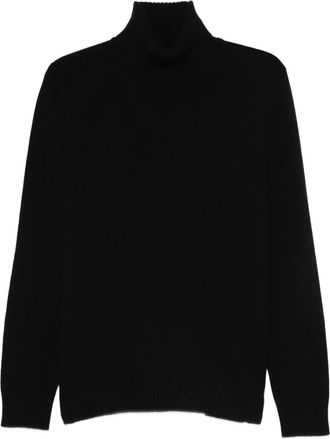 Roberto Collina pull à col roulé - Noir