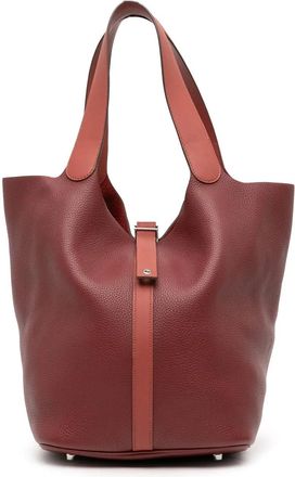 Hermès Crossbody Bags - Bicolor Clemence and Swift Picotin Lock 31 - Gr. unisize - in Rot - für Damen
