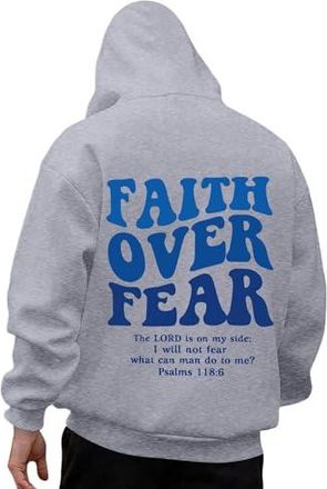 Generic Sweat a Capuche Homme Sweatshirt Hooded Sweats &agrave; Capuche Homme Manches Longues avec Imprim&eacute; Graphique Avant et Arri&egrave;re pour Look Relax&eacute;