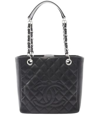 Chanel 2012 Caviar Petite Shopping tote bag - Schwarz