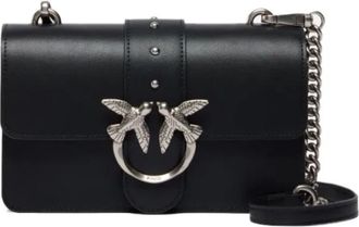 Pinko Pinko, Femme, Sacs, Noir, Taille: ONE Size Love One Mini St. Cl