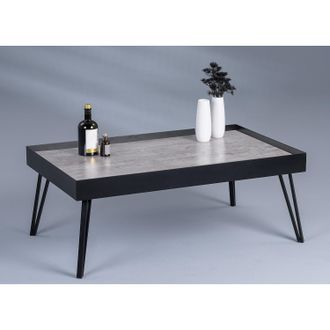 Loftscape home24 Couchtisch Corbin III 100 x 39 x 60cm Schwarz