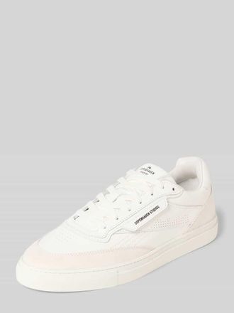 Copenhagen Sneaker aus echtem Leder mit Logo-Detail