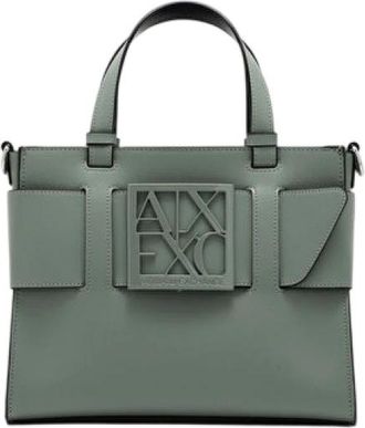 A|X Armani Exchange Femme, Sacs, Vert, Taille: ONE Size Handbag