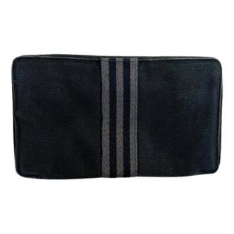 Herm&egrave;s Pre-owned Baumwoll-Geldb&ouml;rse - - Pre-owned - Damen - Schwarzk - ONE SIZE