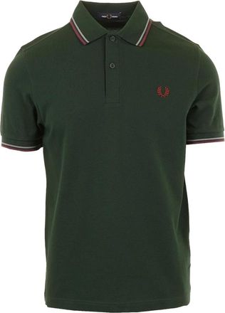 Fred Perry Homme, Tops, Vert, Taille: M Polo Chemises