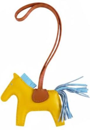 Herm&egrave;s Pre-owned Rodeo Pegase Bag Charm - Femme - Pre-owned - Jaune - Taille: ONE Size