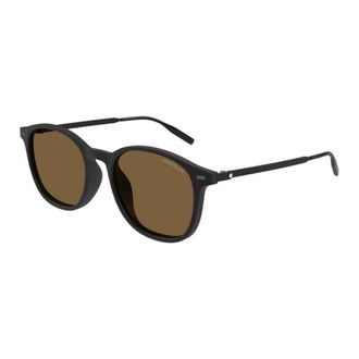 Montblanc Mb0454Sa 002 Sonnenbrille - - Accessories - Herren - Schwarzk - 54 MM