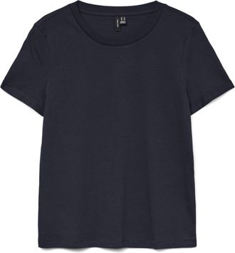 Vero Moda Damen Vmpaula S/S T-Shirt Ga Noos, Night Sky, S