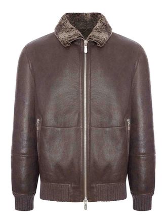 Brunello Cucinelli Bomberjacke - Braun