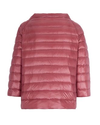 Herno Womens Reversible Cape Dark Pink-Light Pink Puffer Jackets Pink/light