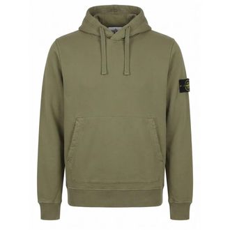 Stone Island Homme, Sweatshirts et sweats &agrave; capuche, Vert, Taille: M Felpa