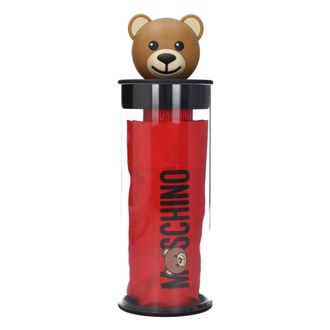 Moschino Rote Polyester-Regenschirme mit Logo - - Accessories - Damen - Rot - ONE SIZE